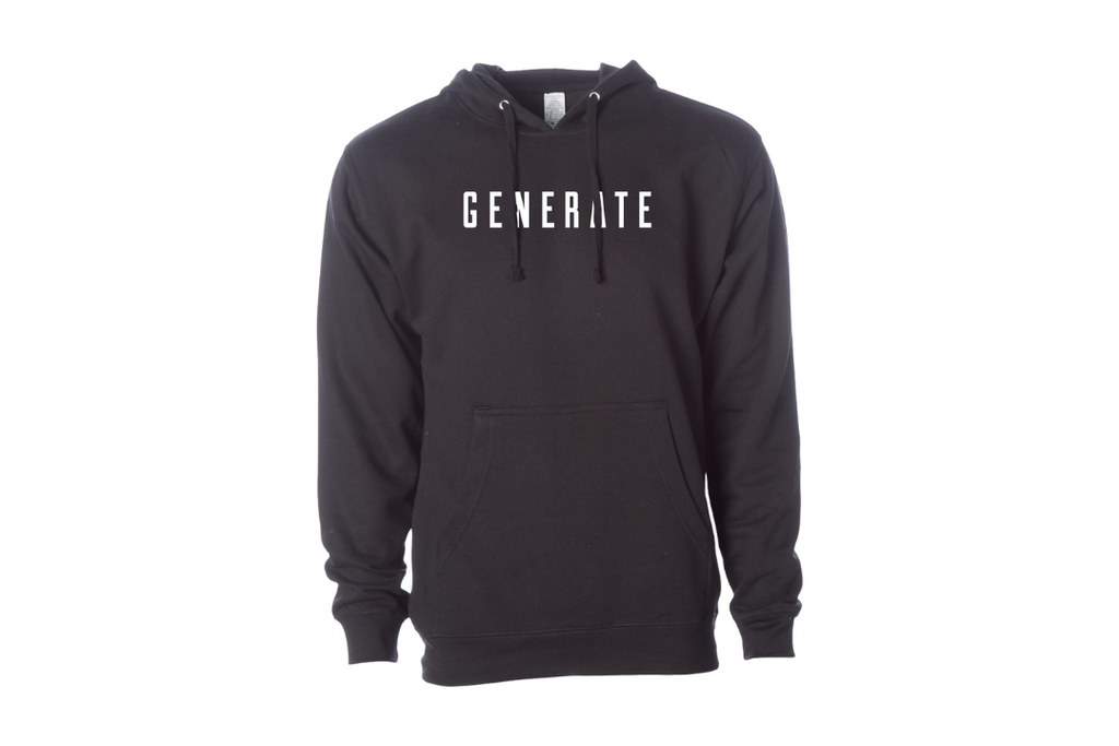 GENERATE Hoodie- Black – GENERATE by YM360