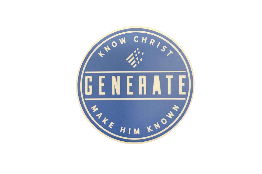 Motto Blue Sticker – GENERATE by YM360